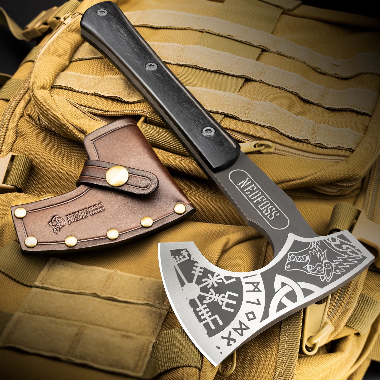 Berserker Tomahawk,Full Viking Axe Nordic Valhalla Vikings Bearded Axe ...