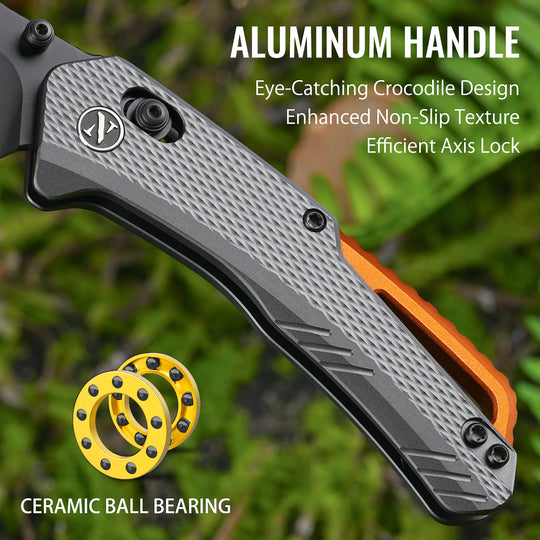 Beast Pocket Knife, Large EDC Folding Knife with Liner Lock – NedFoss Knife